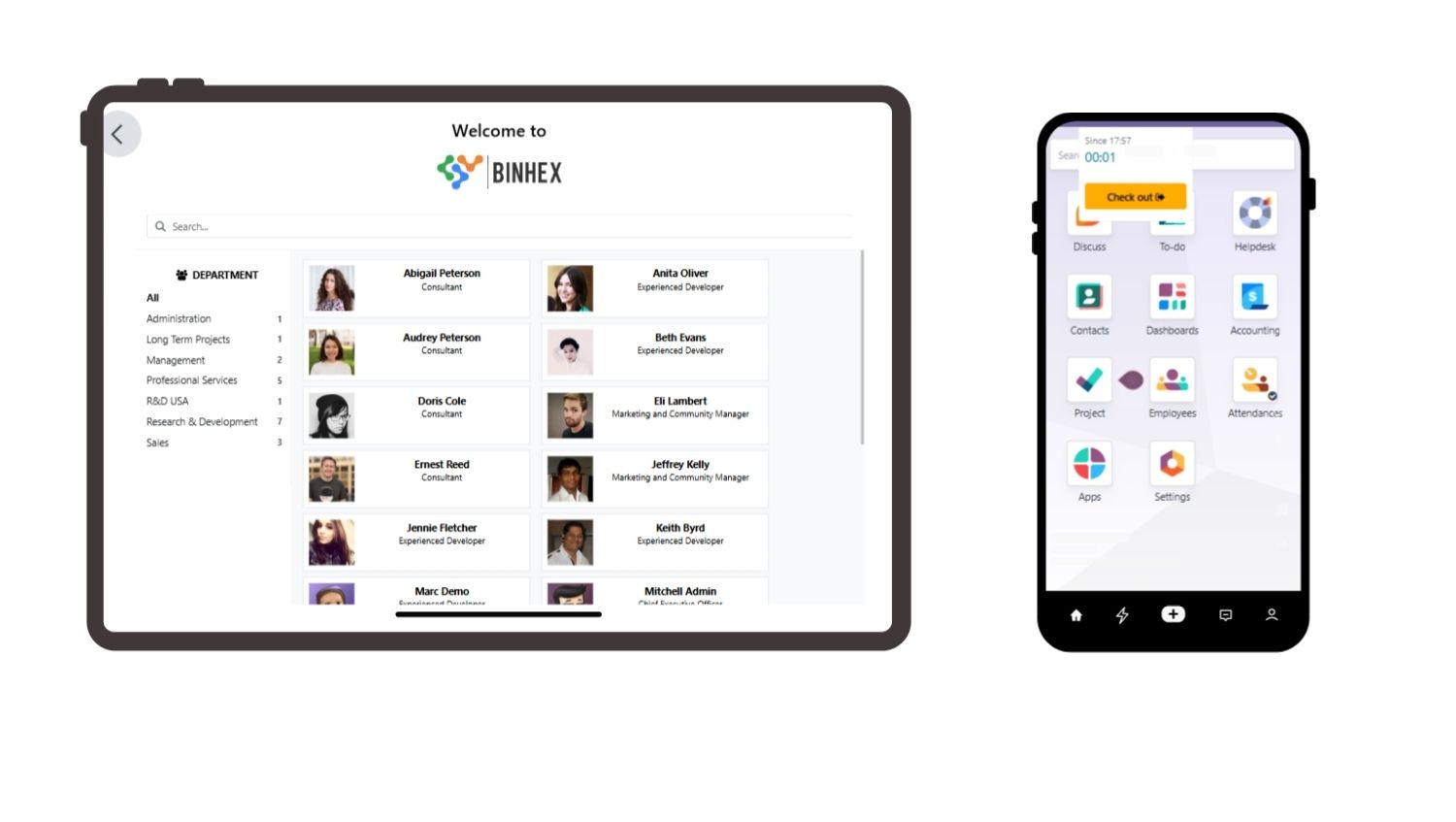 Software de Control de Asistencia de Código Abierto | Binhex